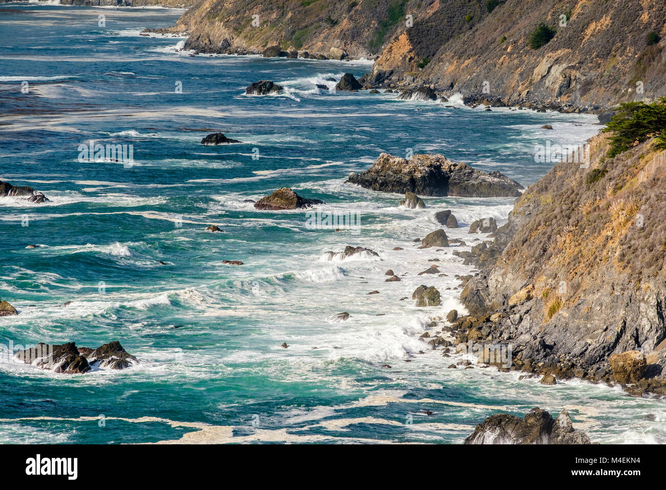 USA Pacific coast landscape, California Stock Photo - Alamy