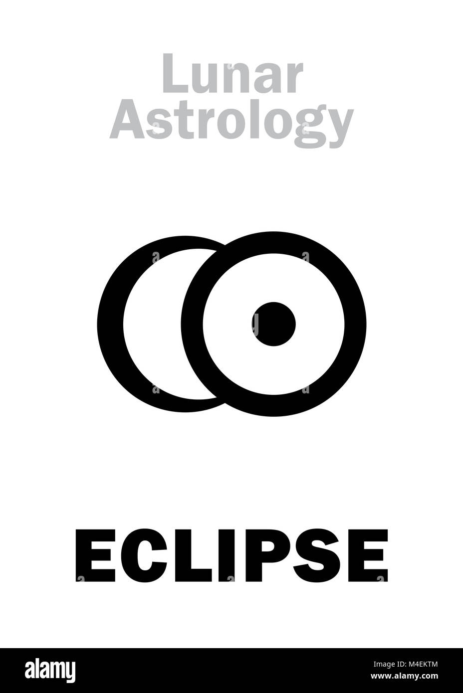 Phenomenon of solar eclipse Cut Out Stock Images & Pictures - Alamy