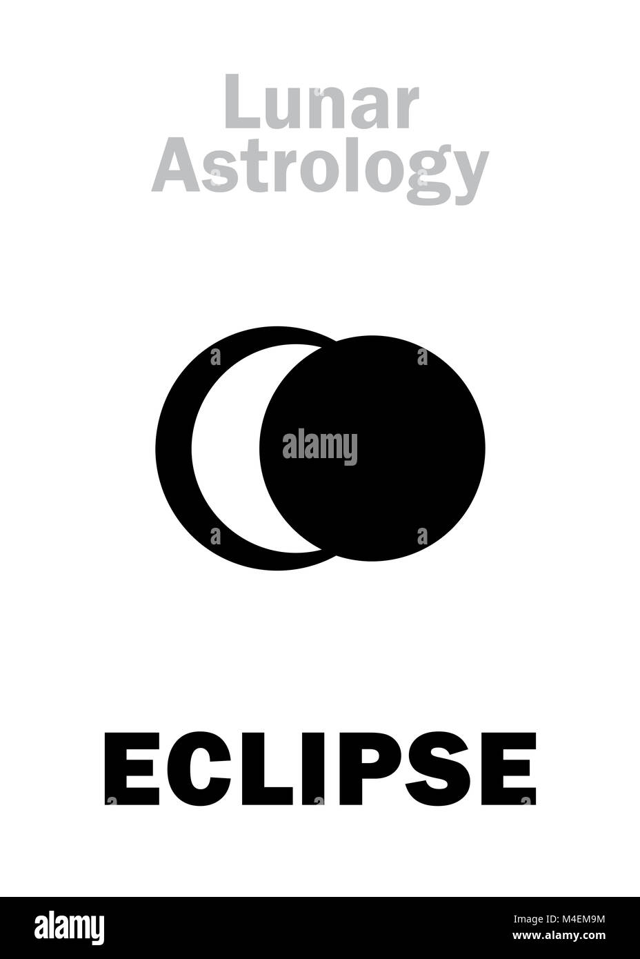 Phenomenon of solar eclipse Cut Out Stock Images & Pictures - Alamy