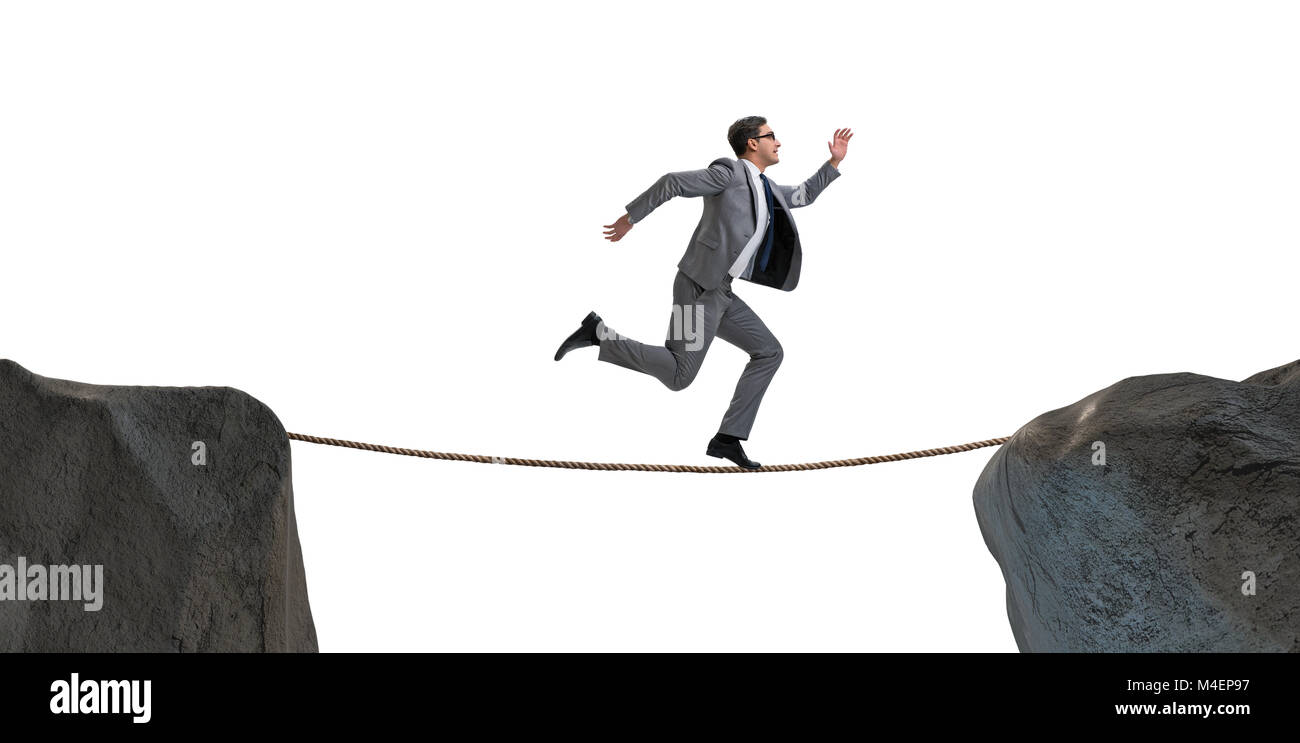 Man running in suit with fear hi-res stock photography and images - Alamy