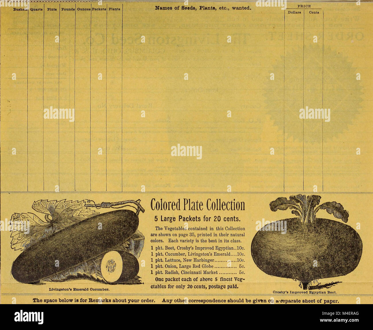 Annual of true blue seeds (1904) (18400357076 Stock Photo - Alamy