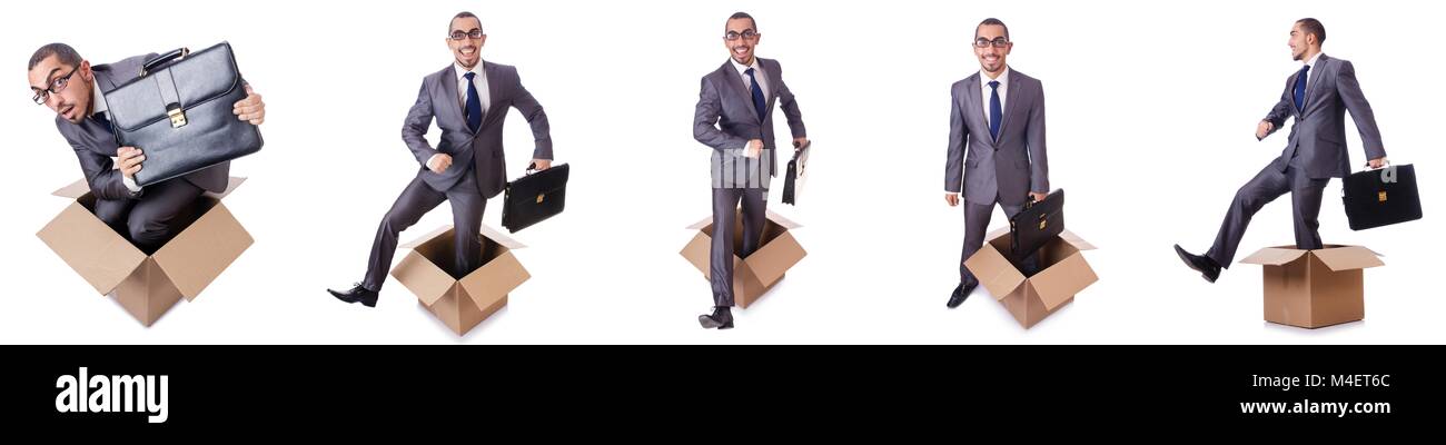 Thinking out of box concept Stock Photo - Alamy