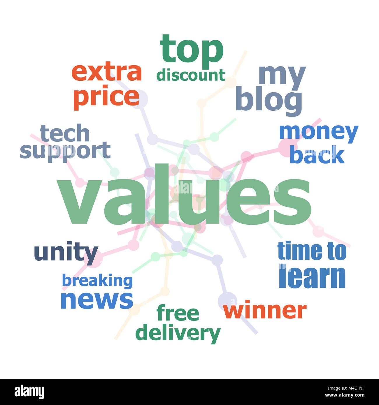 Values of design Cut Out Stock Images & Pictures - Alamy