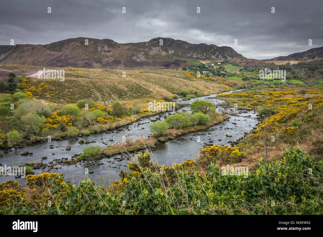 Beautiful rural Irish landscape Stock Photo - Alamy