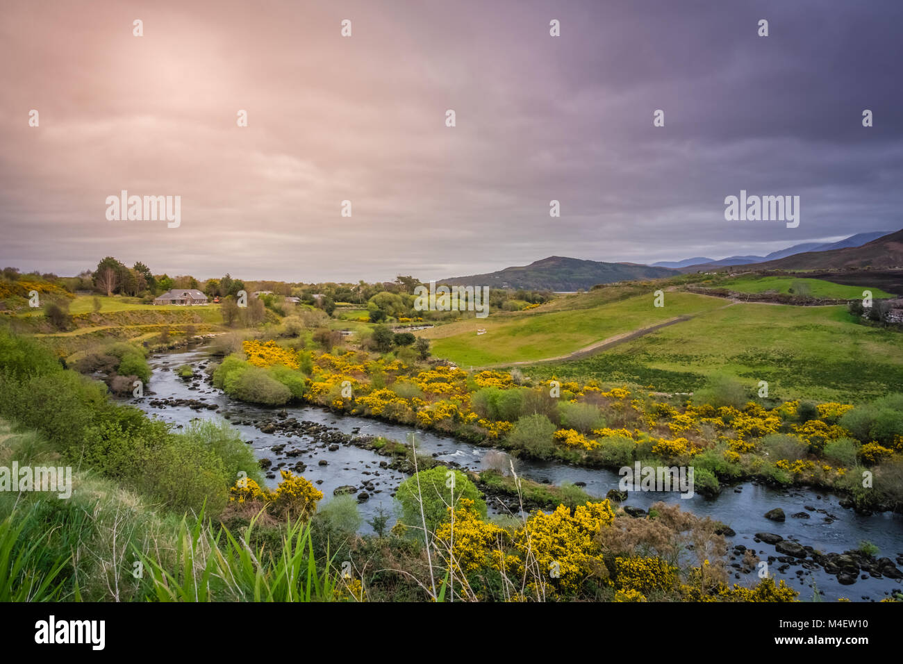 Beautiful rural Irish landscape Stock Photo - Alamy