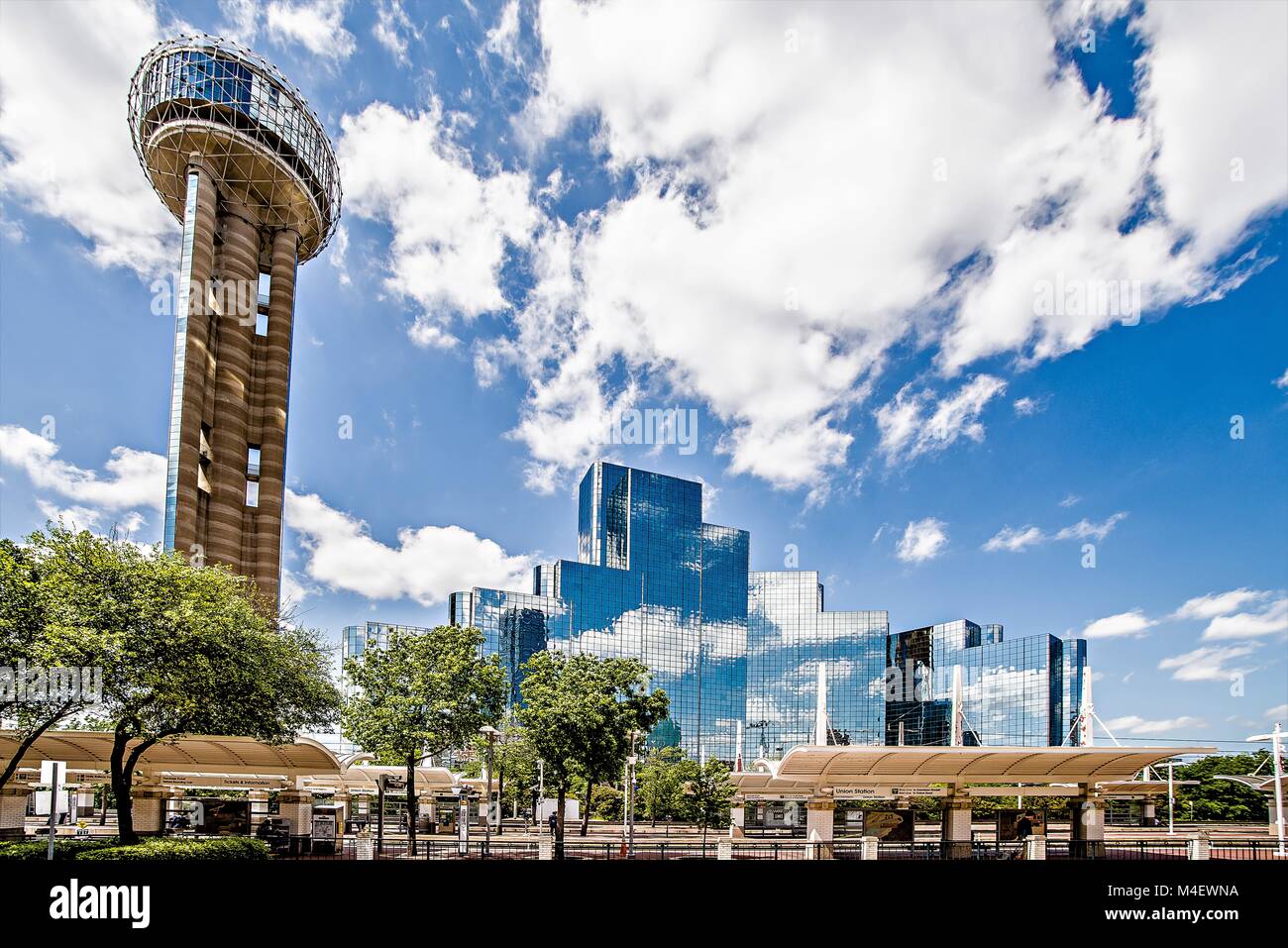 scenes around reunion tower dallas texas Stock Photo - Alamy