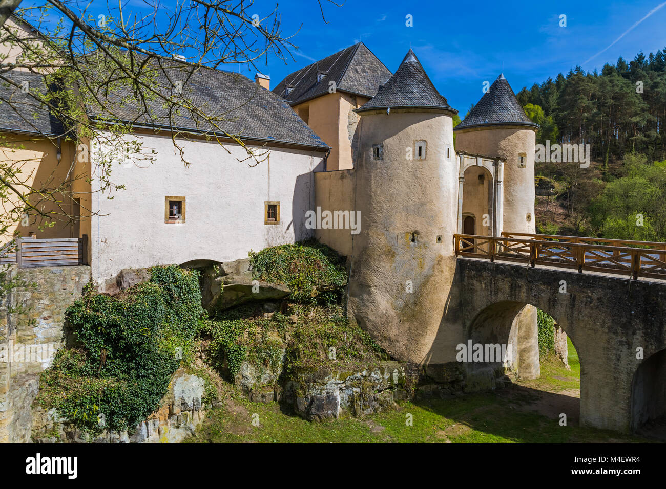 Bourglinster castle in Luxembourg Stock Photo - Alamy