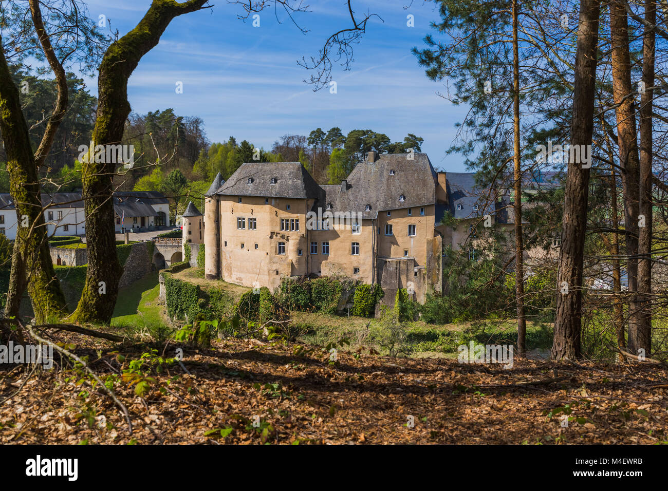 Bourglinster castle in Luxembourg Stock Photo - Alamy