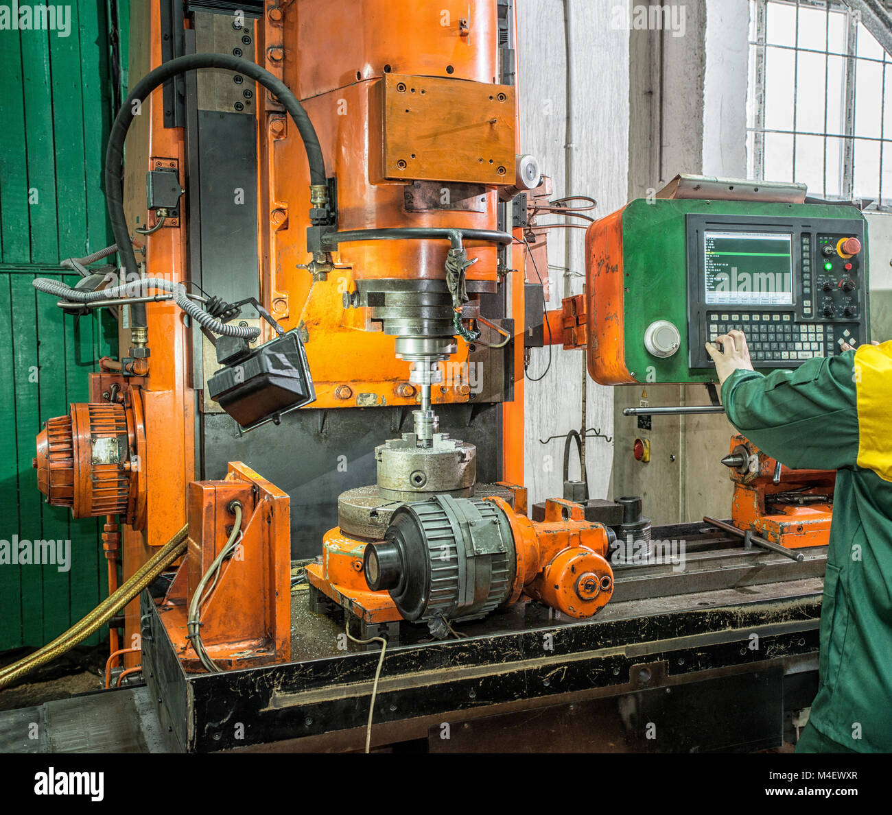 Industrial lathe works metal precision hi-res stock photography and images - Alamy