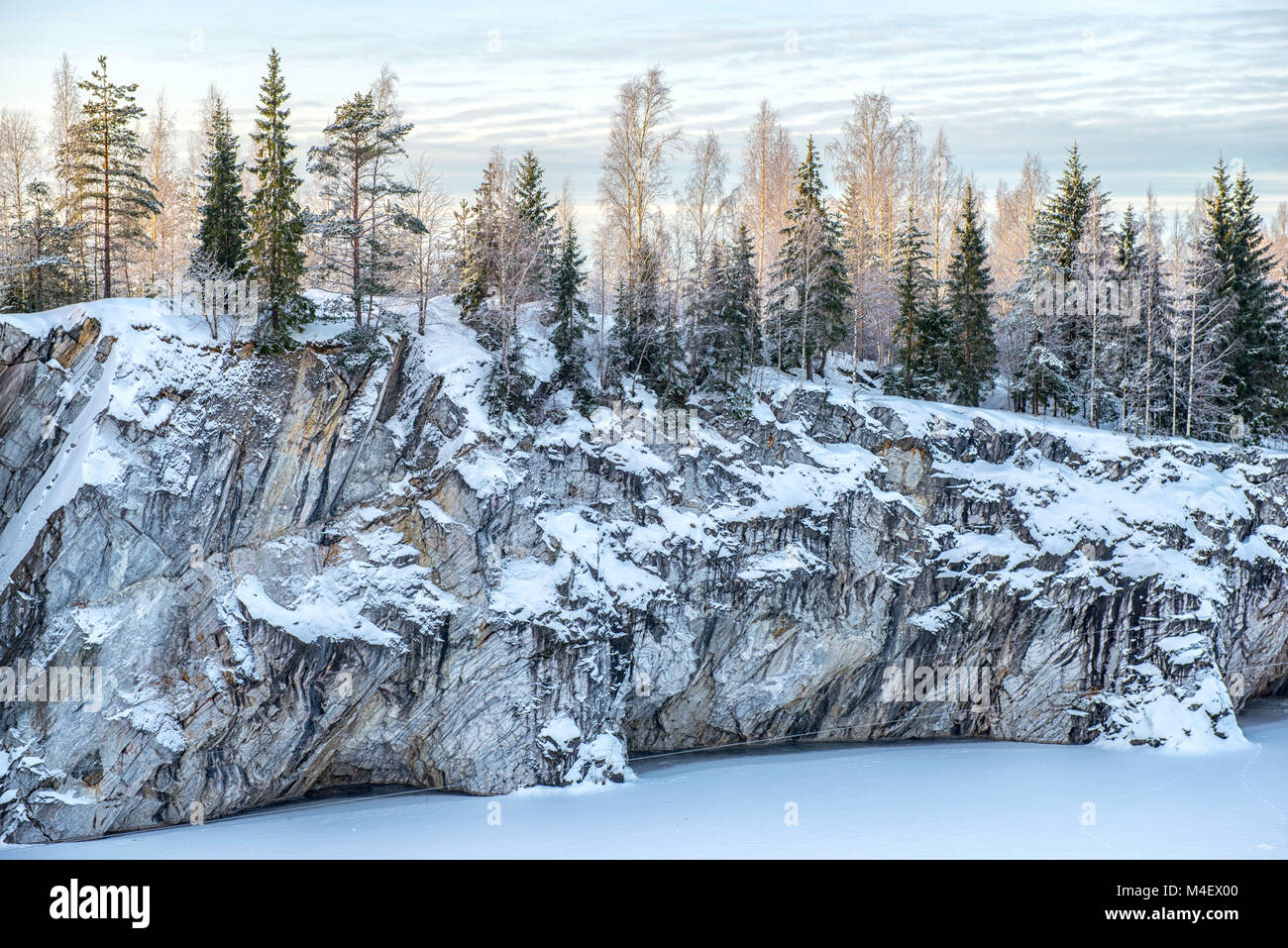 Ruskeala marble quarry, Karelia, Russia Stock Photo - Alamy