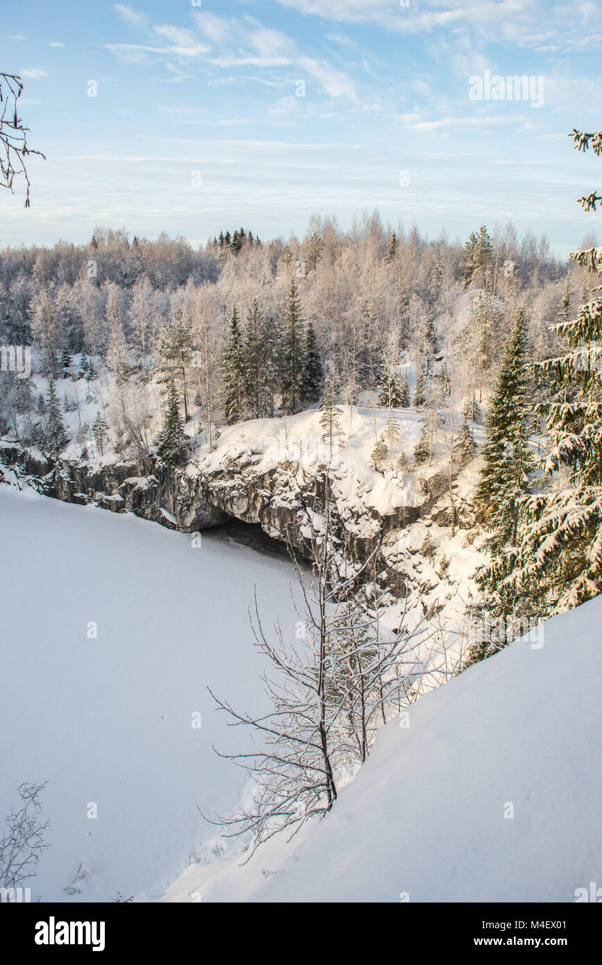 Ruskeala marble quarry, Karelia, Russia Stock Photo - Alamy