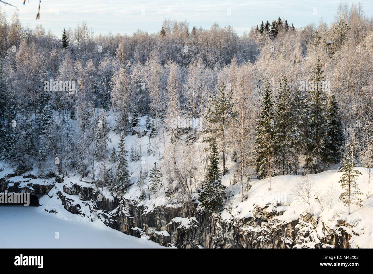 Ruskeala marble quarry, Karelia, Russia Stock Photo - Alamy
