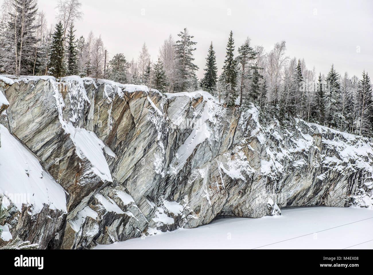Ruskeala marble quarry, Karelia, Russia Stock Photo - Alamy