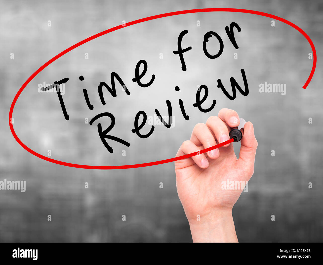 Man Hand writing Vision with marker on transparent wipe board Stock ...