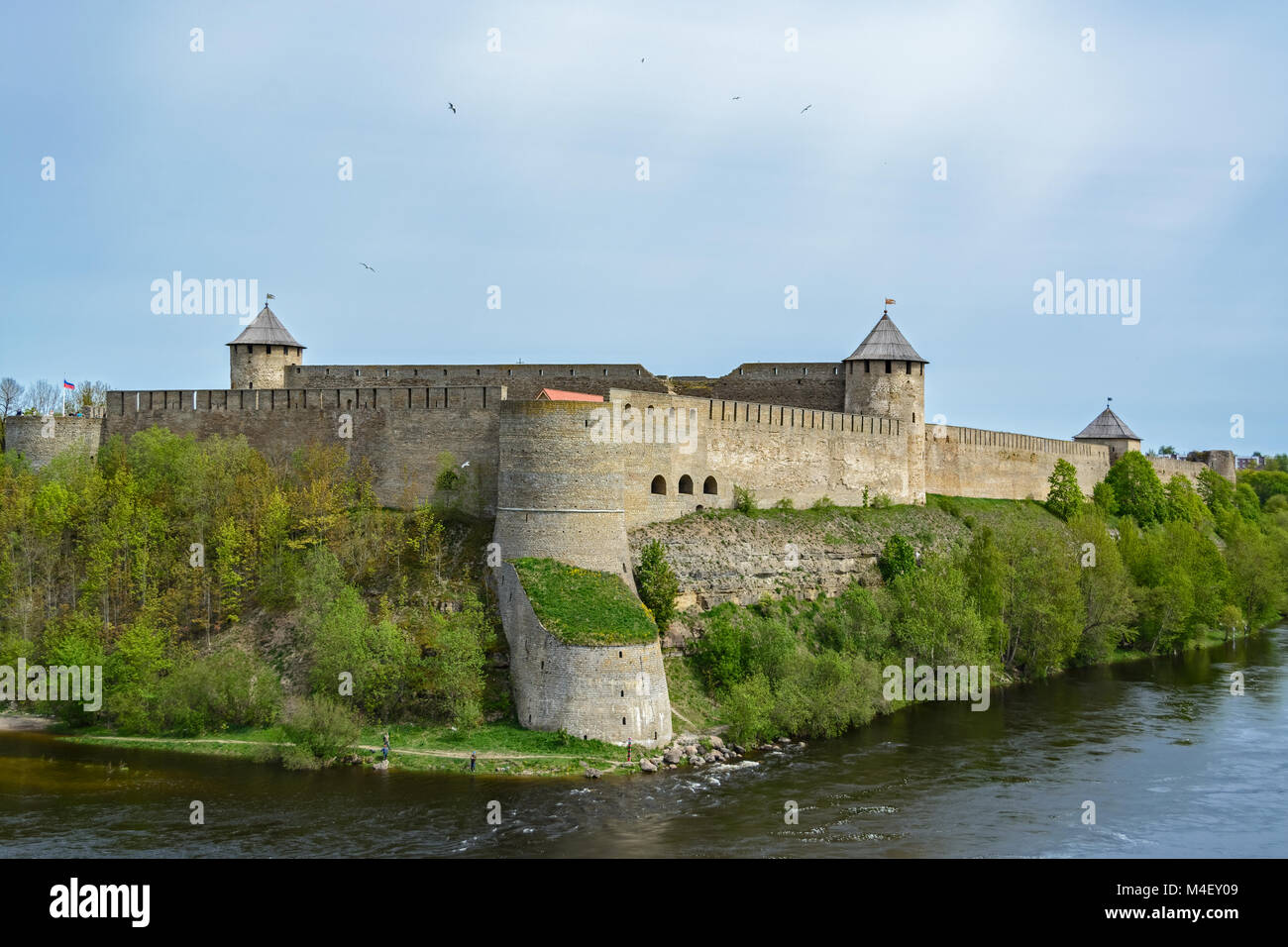 Fortress in Ivangorod Stock Photo - Alamy