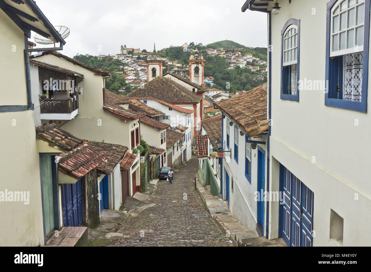 Ouro Preto, Brazil, Street View Stock Photo - Alamy