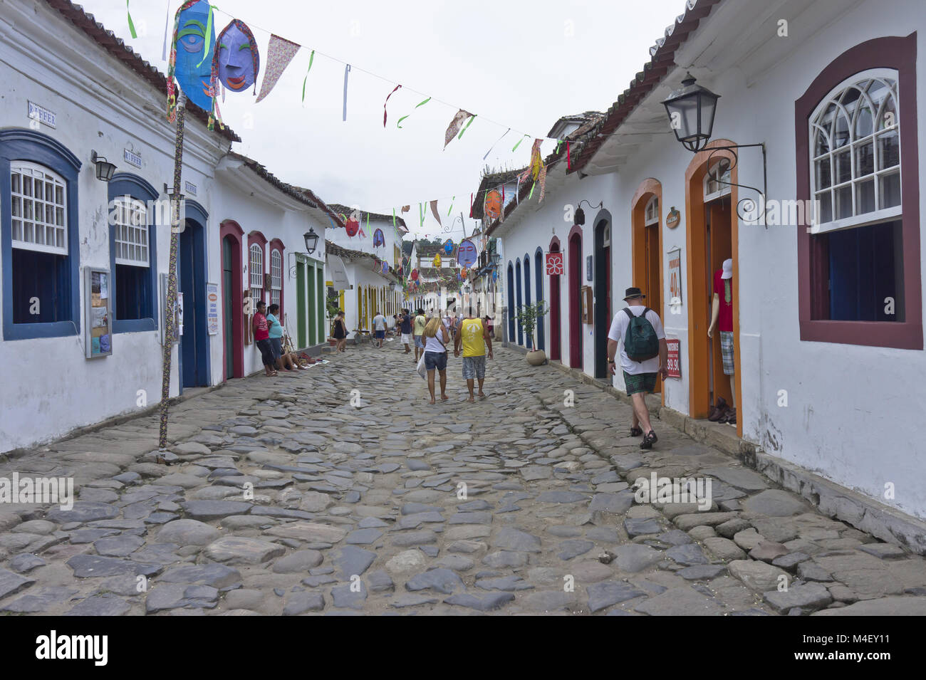 Paraty, Brazil, Street View Stock Photo - Alamy