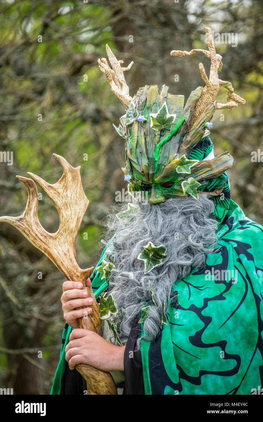 The Green Man portrait Stock Photo - Alamy