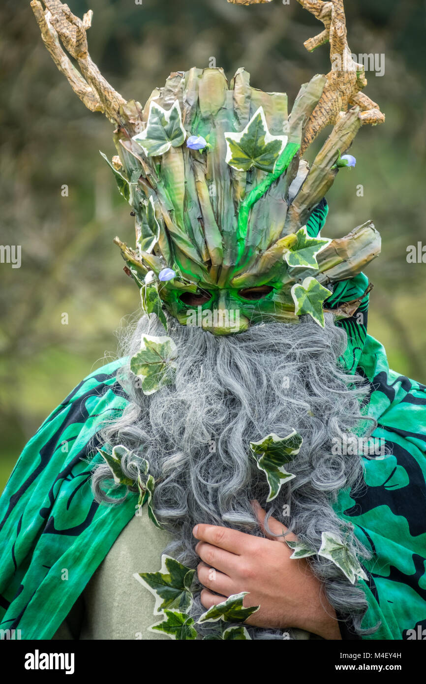 The Green Man portrait Stock Photo - Alamy