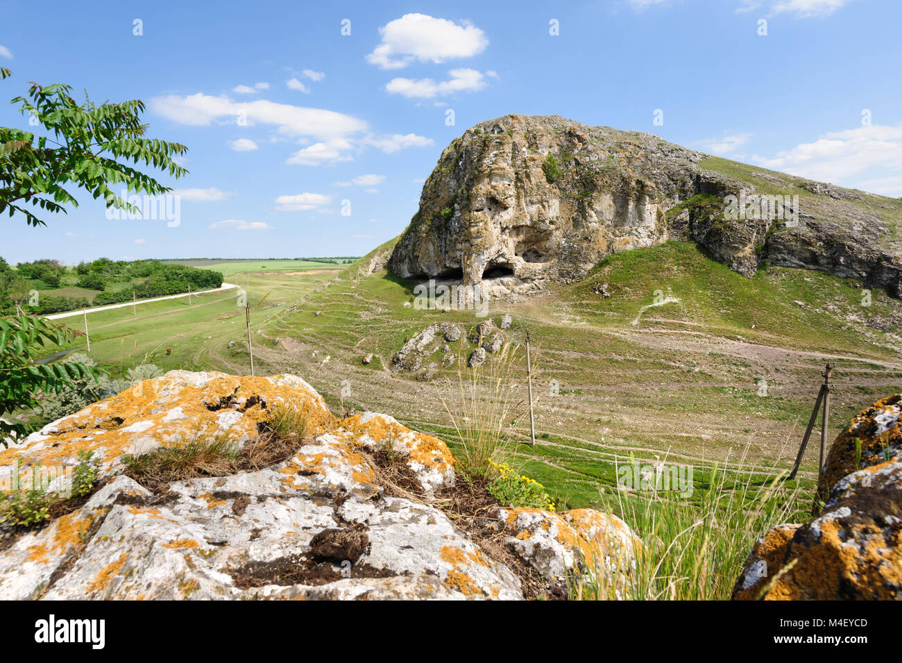 Cave in toltre near the Butesti village, Moldova Stock Photo - Alamy