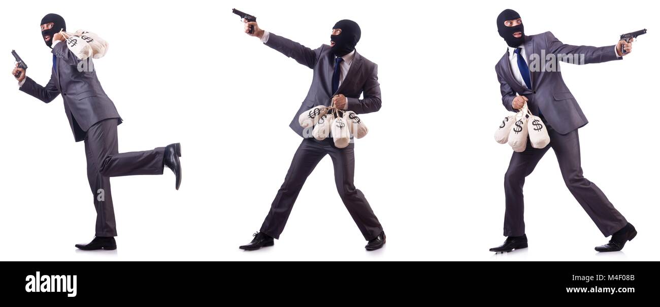 Balaclava gun money on hi-res stock photography and images - Alamy