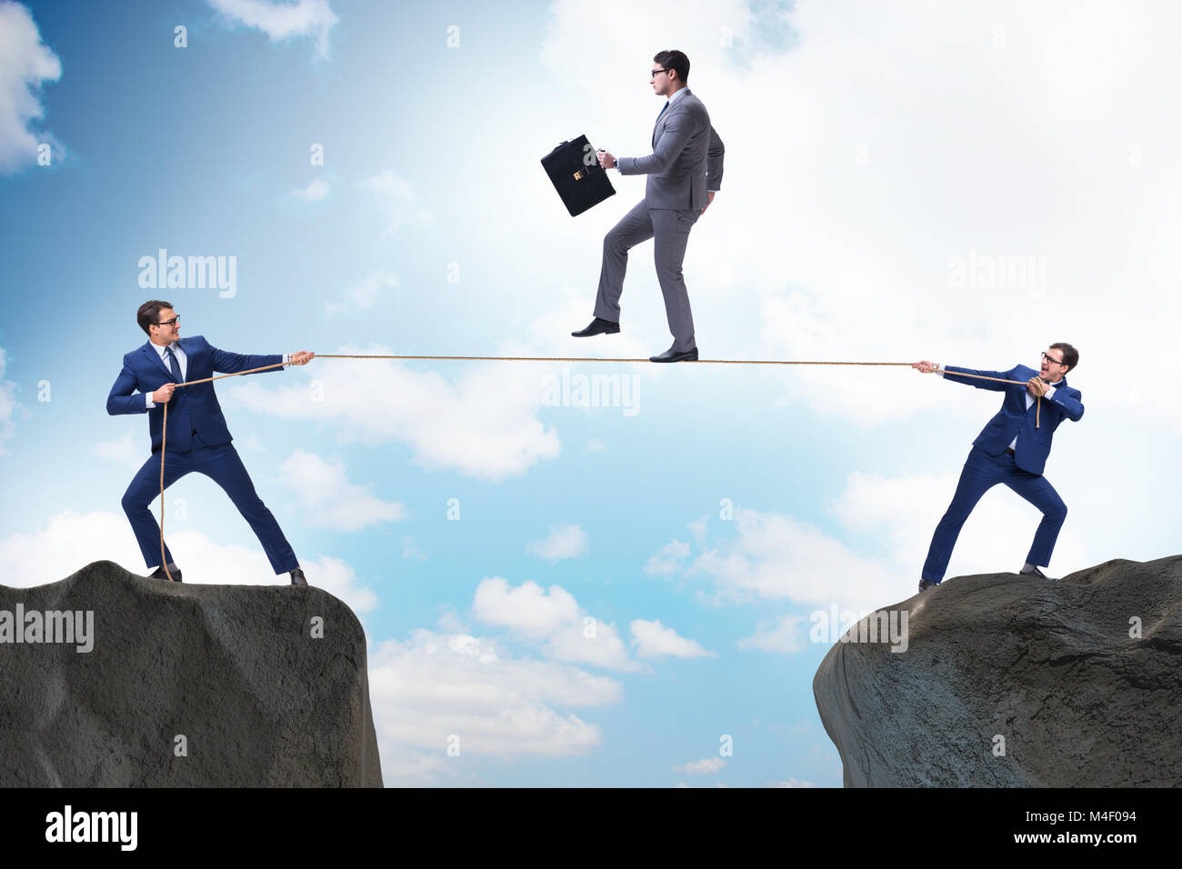 Man running in suit with fear hi-res stock photography and images - Alamy