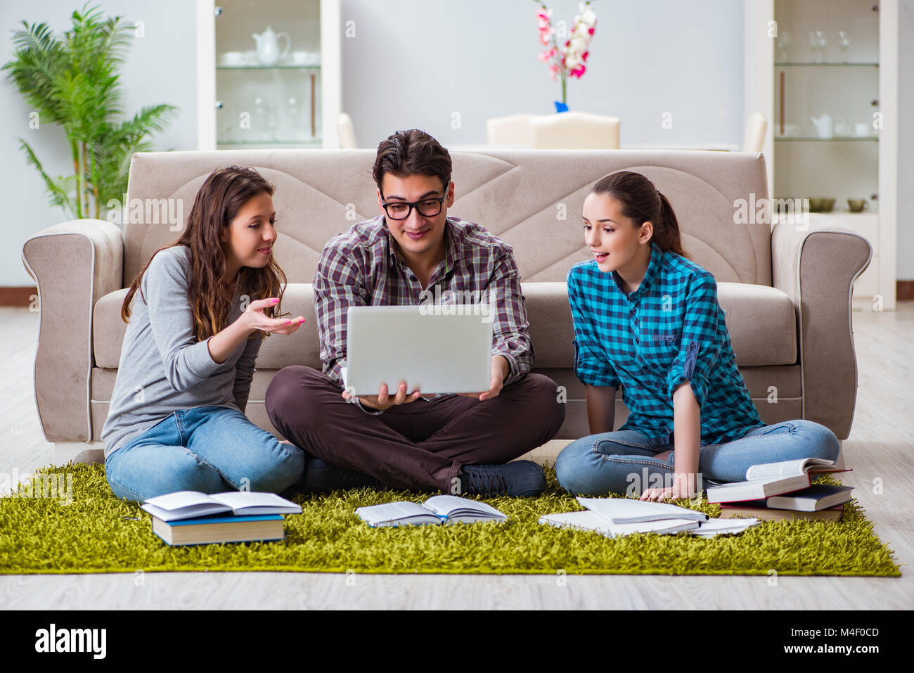 Students preparing for university exams Stock Photo - Alamy