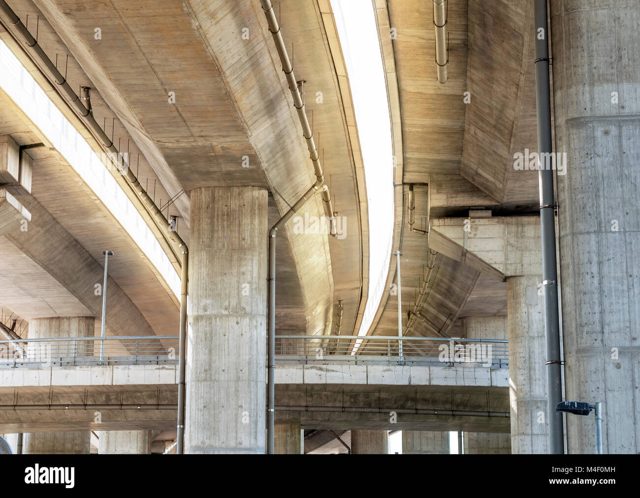Crossing highway bridge Stock Photo - Alamy