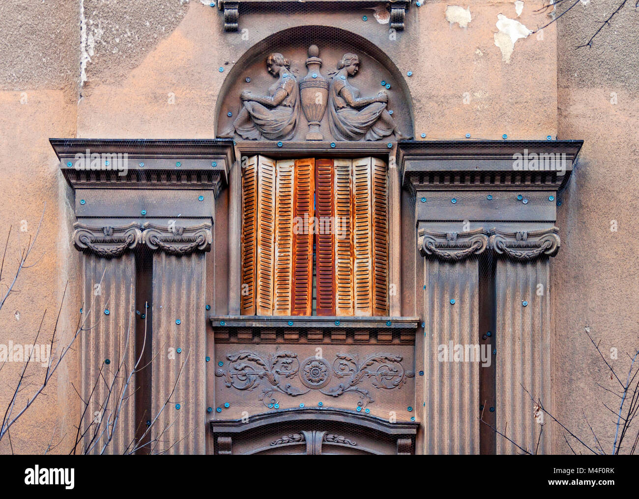 Historic building detail background Stock Photo - Alamy