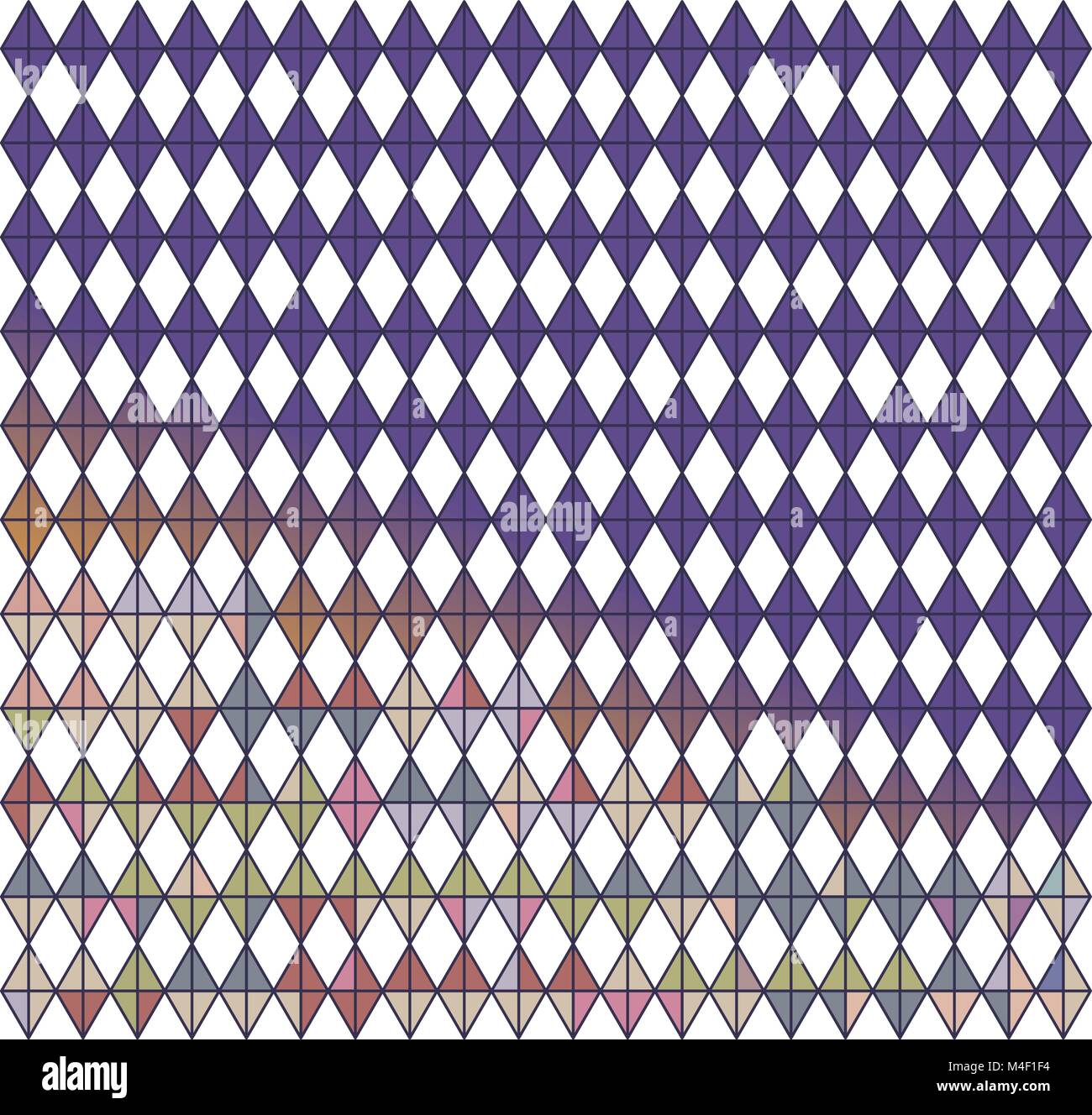 Multi-colored geometric pattern in gradient ultraviolet - the color ...