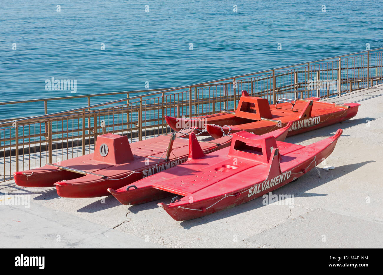Red lifeboats hi-res stock photography and images - Alamy