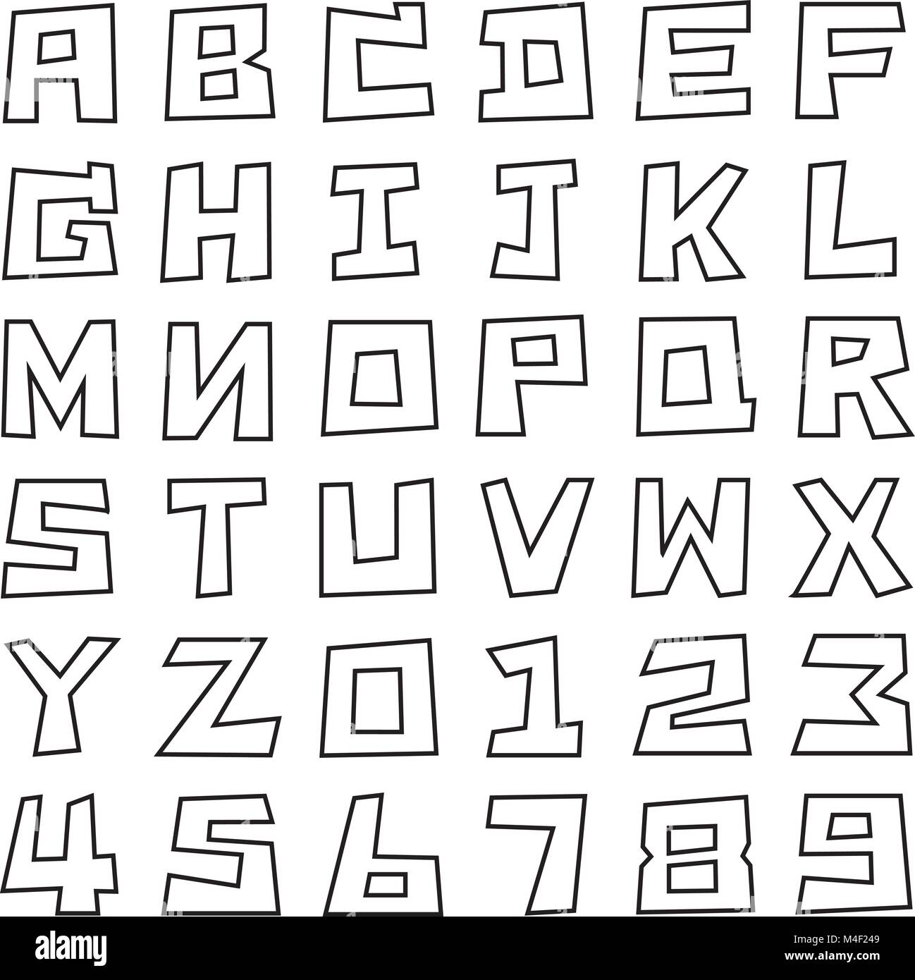 stoke square uppercase font, art font Stock Vector Image & Art - Alamy stoke square uppercase font, art font Stock Vector Image & Art - Alamy