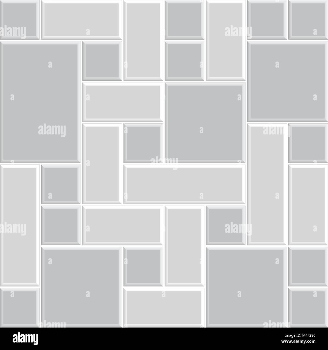 beautiful gray pattern tile floor, modern style design of wall ...