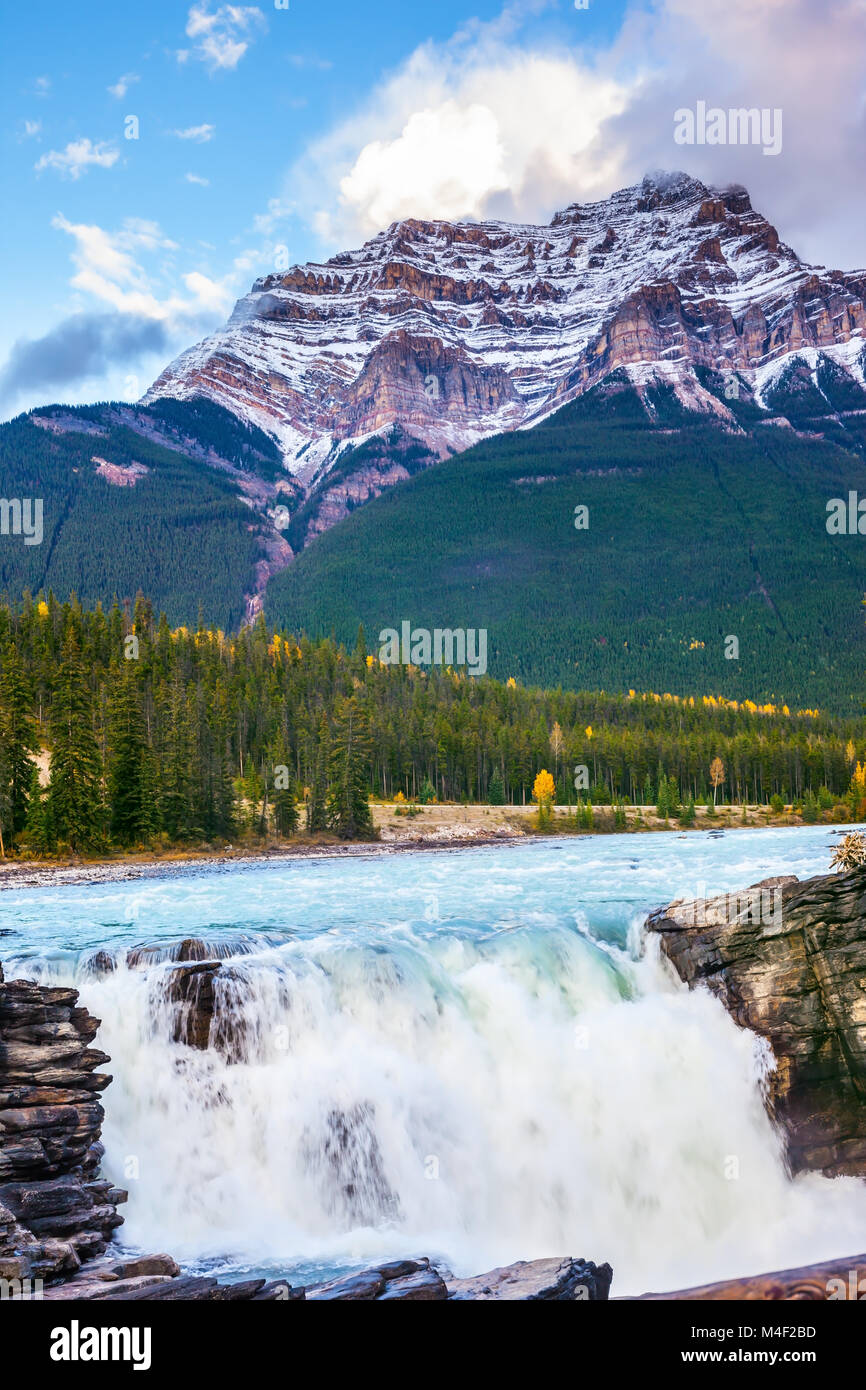 Pyramidal mountain covered with the first snow Stock Photo - Alamy