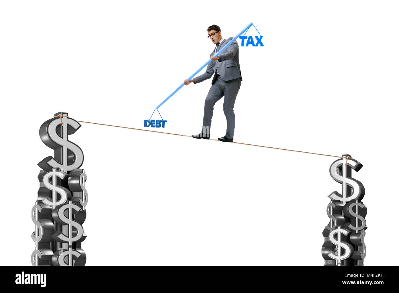 Tight rope Cut Out Stock Images & Pictures - Alamy