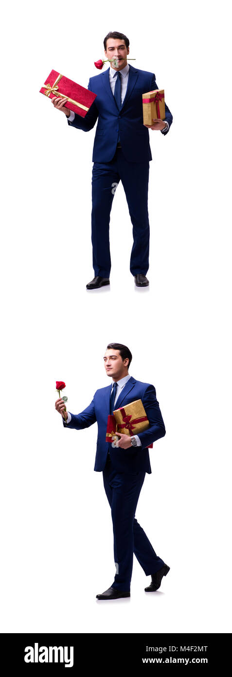 Romantic concept with man making marriage proposal Stock Photo - Alamy