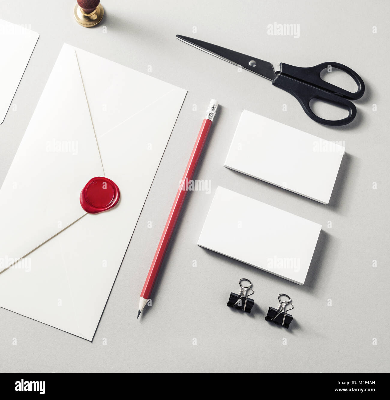 Blank ID set Stock Photo - Alamy