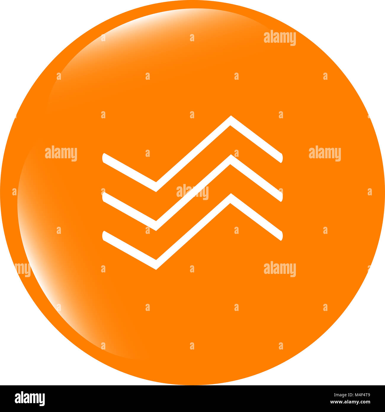 wave web icon. Application web button. isolated on white Stock Photo ...