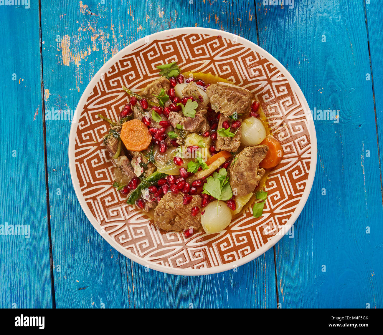 Nar qovurma - Turkish stew lamb with pomegranate Stock Photo - Alamy