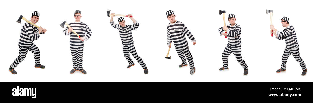 Funny prison inmate in concept Stock Photo - Alamy