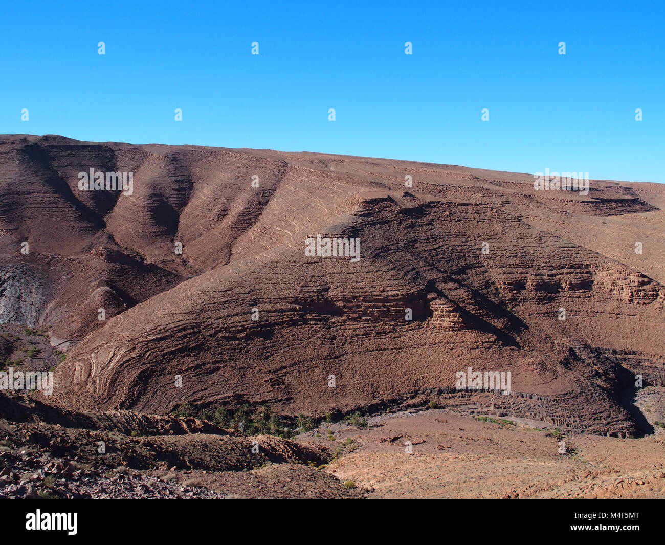 Rocky canyon in Atlas Mountains range landscapes in southeastern ...