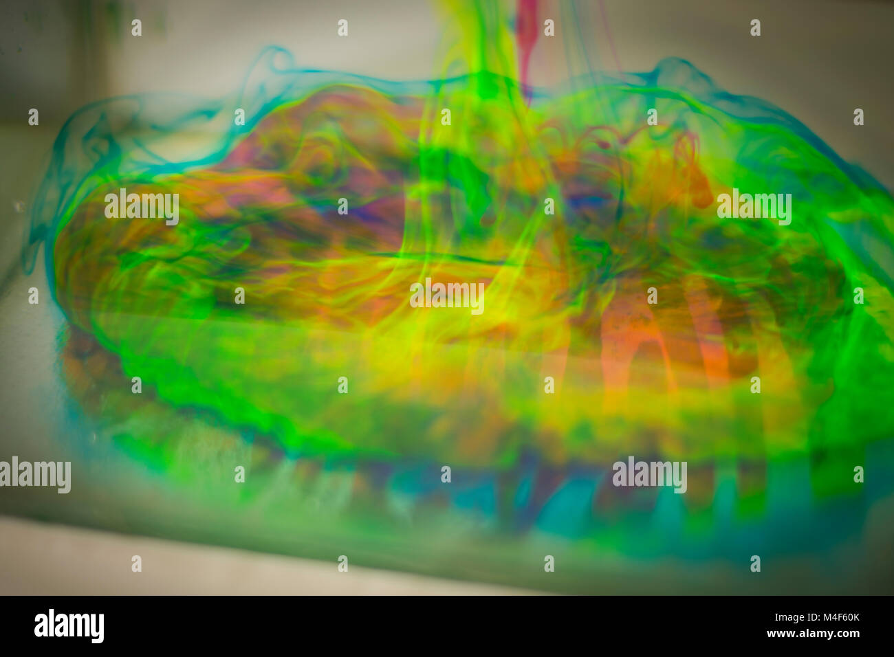 Colour Ink flowing in the water Stock Photo - Alamy