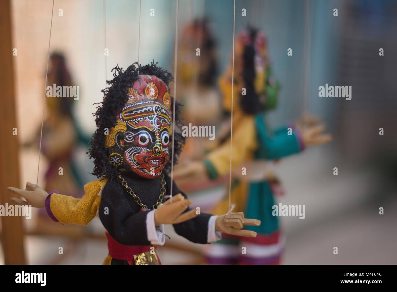 Tipical puppet toys in Katmandu, Nepal Stock Photo - Alamy
