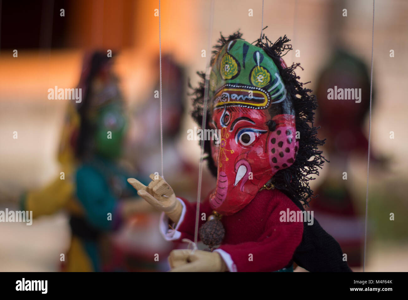 Tipical puppet toys in Katmandu, Nepal Stock Photo - Alamy