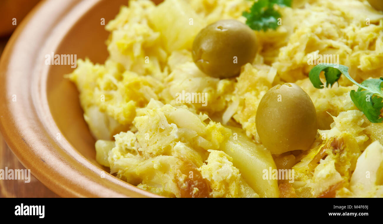 Portuguese cuisine - Bacalhau Bras , Traditional Portugal dishes, made ...