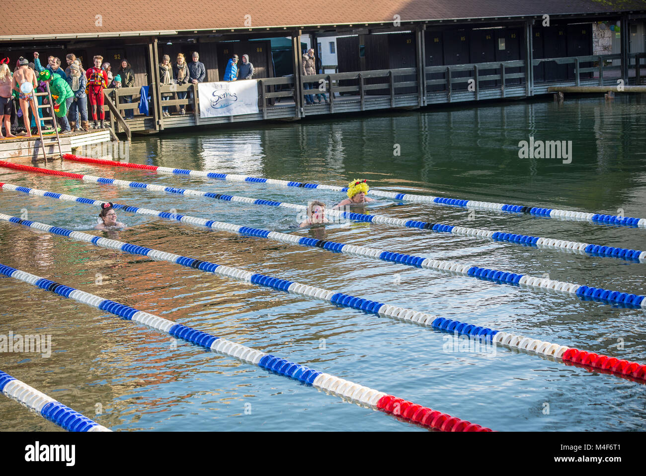 Burghausen Ice Swimming High Resolution Stock Photography and Images ...