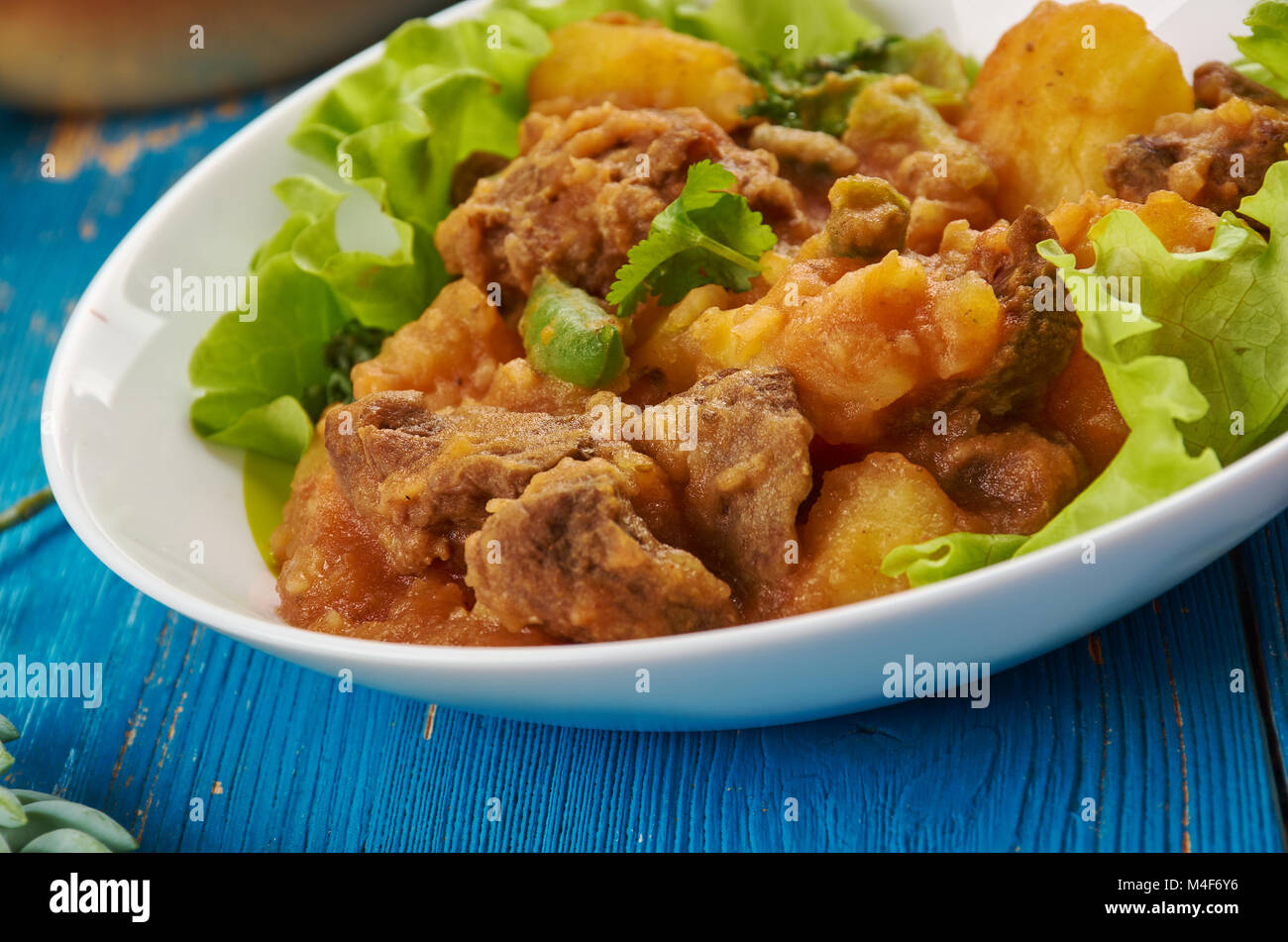 East African cuisine - Somali Lamb and Potato Sugo, tasty meat and ...