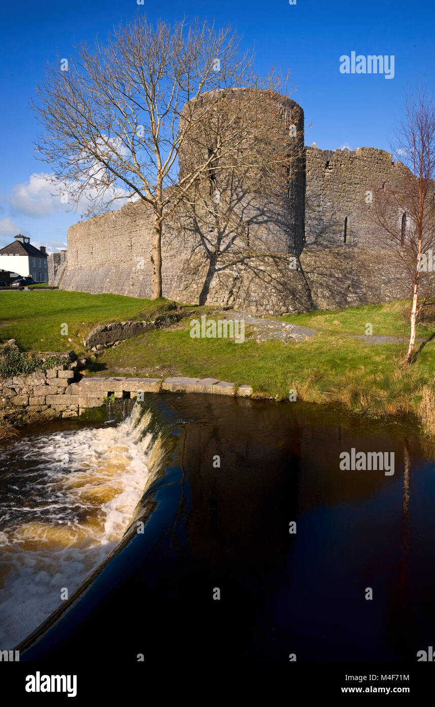 Athenry Castle aka King John's Castle, constructed 1235-40, on the west ...