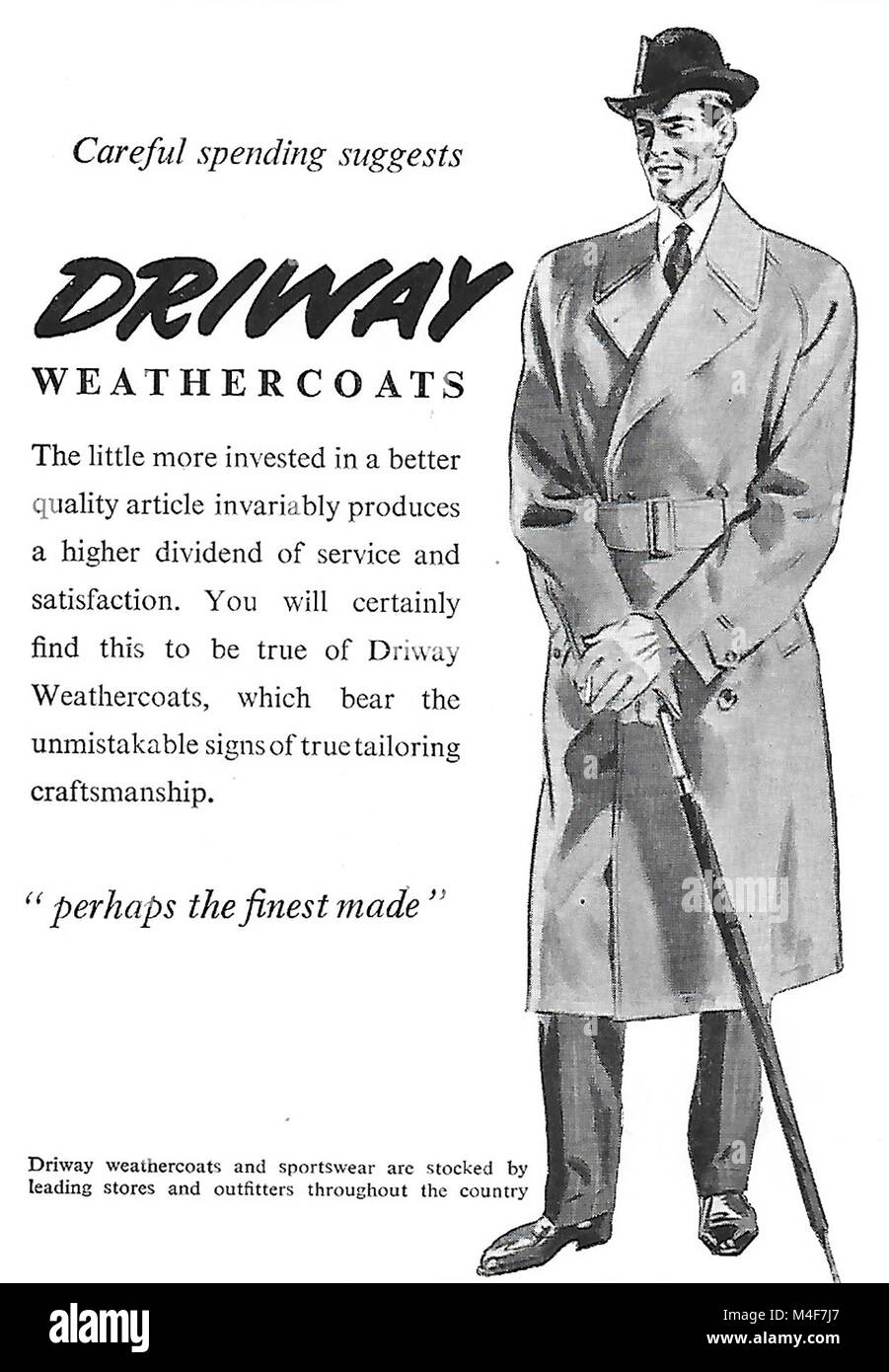 Driway weather coat overcoats coats advert, advertising in Country Life ...