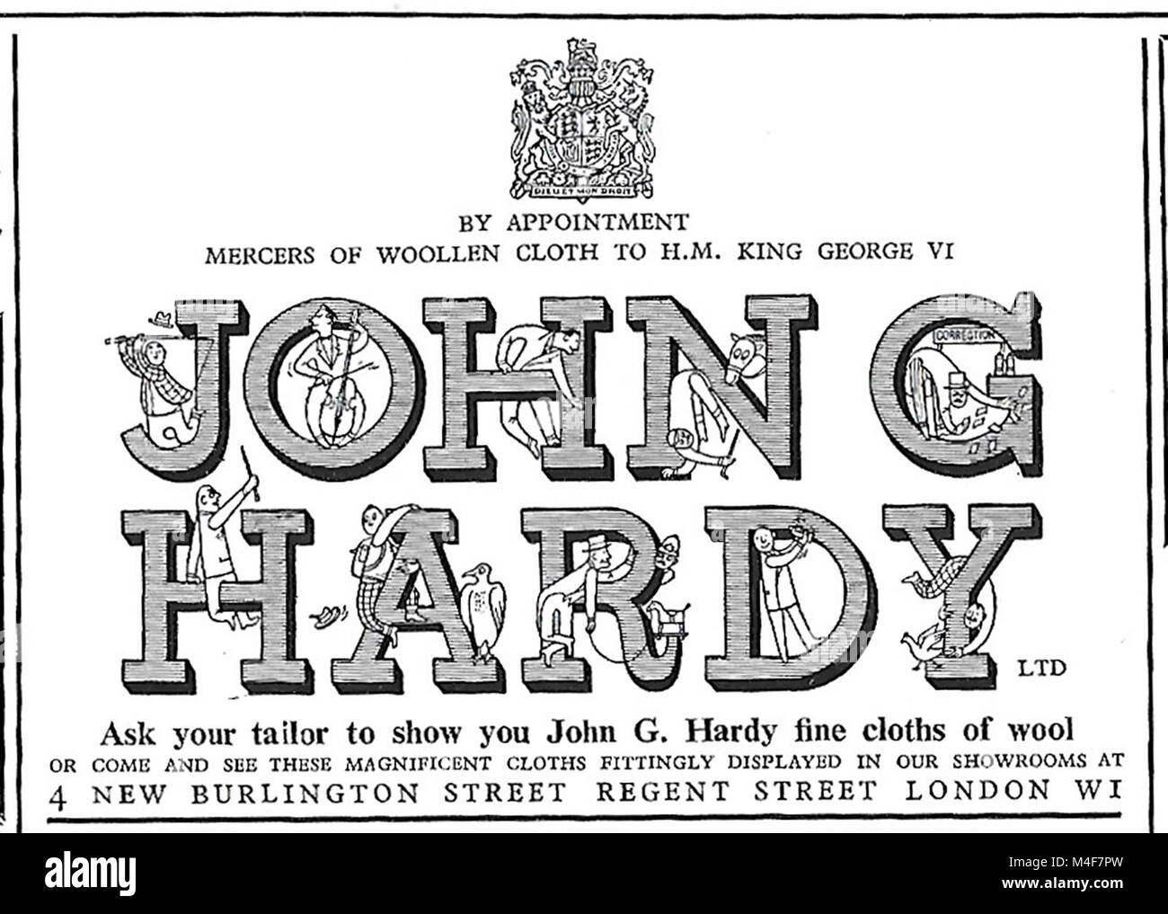 John G Hardy Tailor Clothes Clothing Advert Advertising In Country